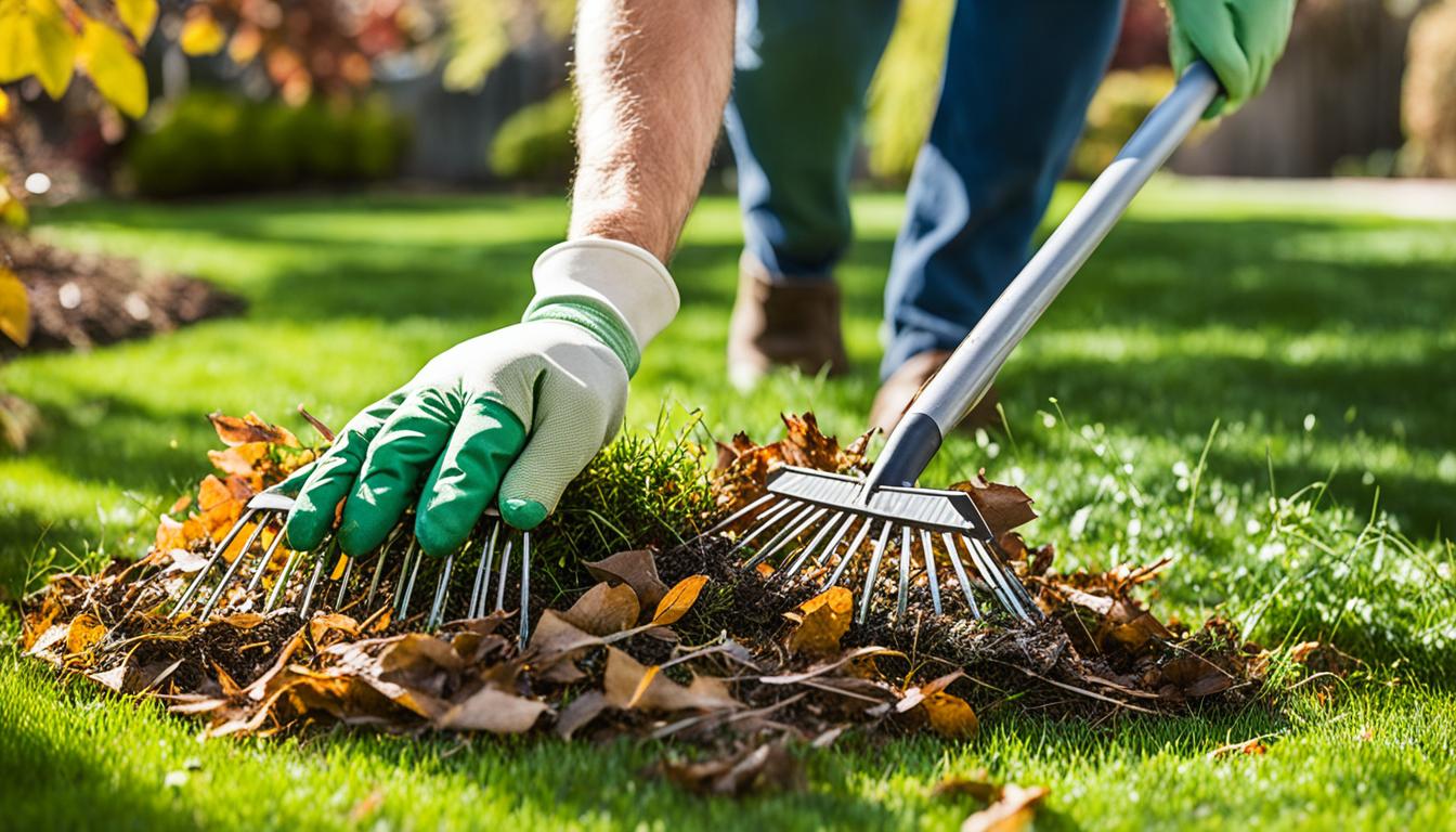 How to remove dead grass from lawn