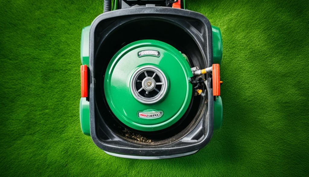 How to drain gas from lawn mower