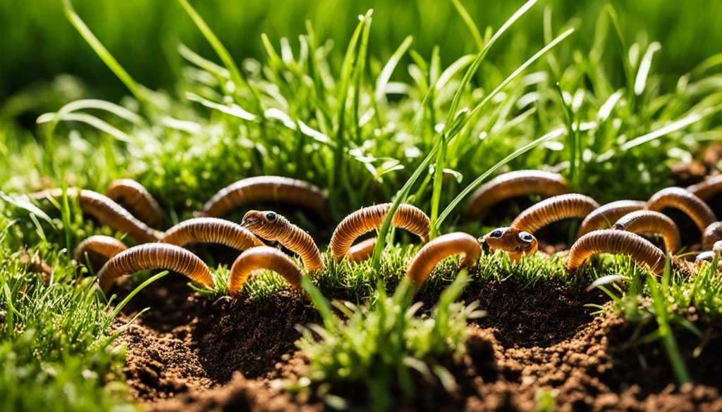 What are lawn worms?